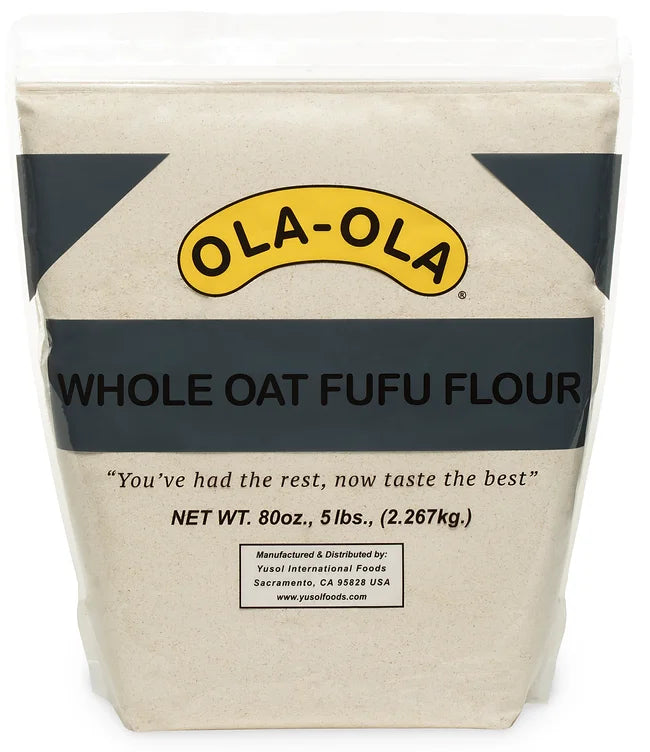 Ola Ola Whole Oat Fufu Flour 5lbs — Sholmart